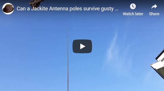 Jackite Pole Wind Handling, and a Tour - MiscDotGeek